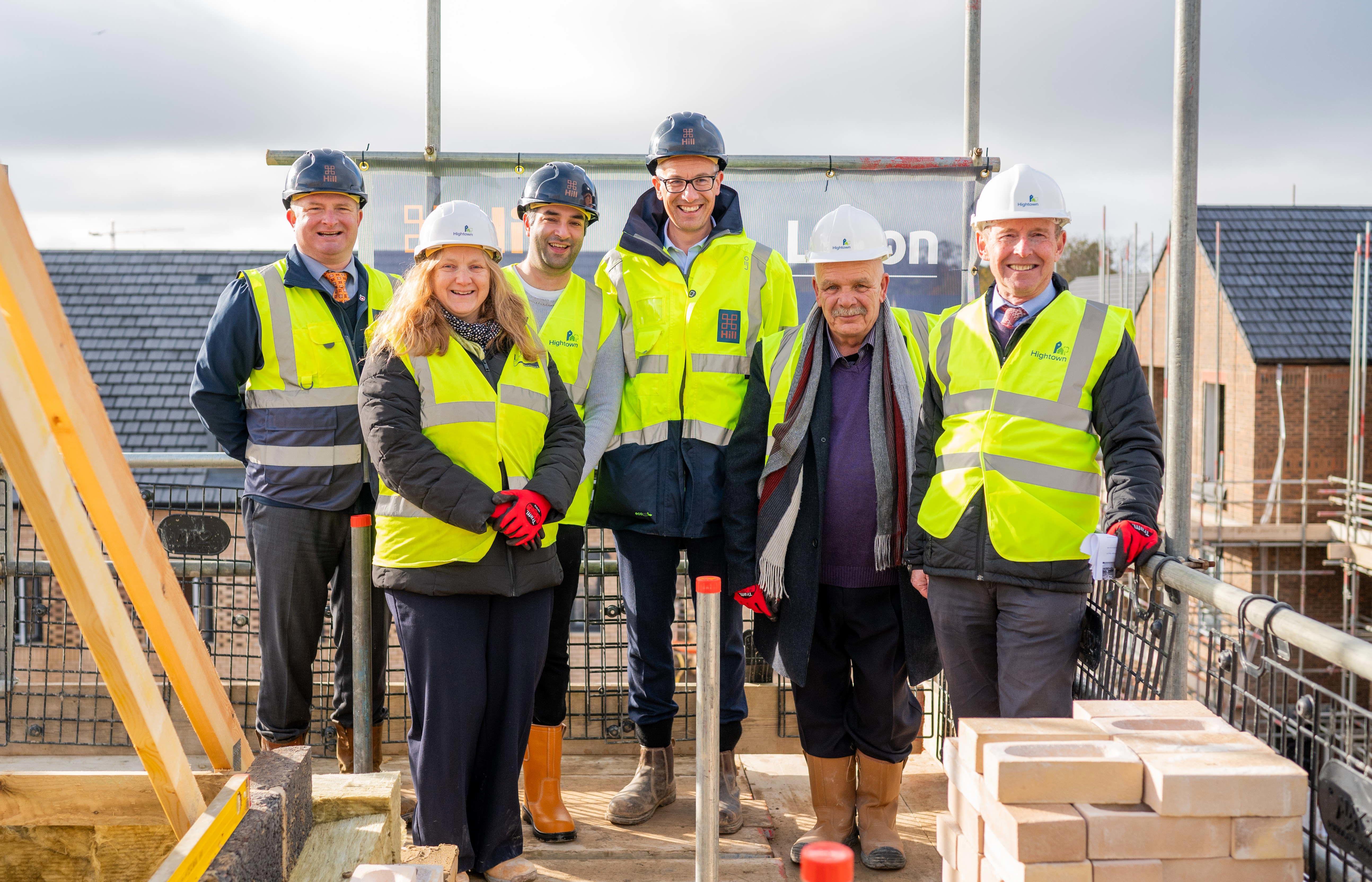 Topping out ceremony for 65 affordable Hightown homes in Luton - Hightown Housing Association